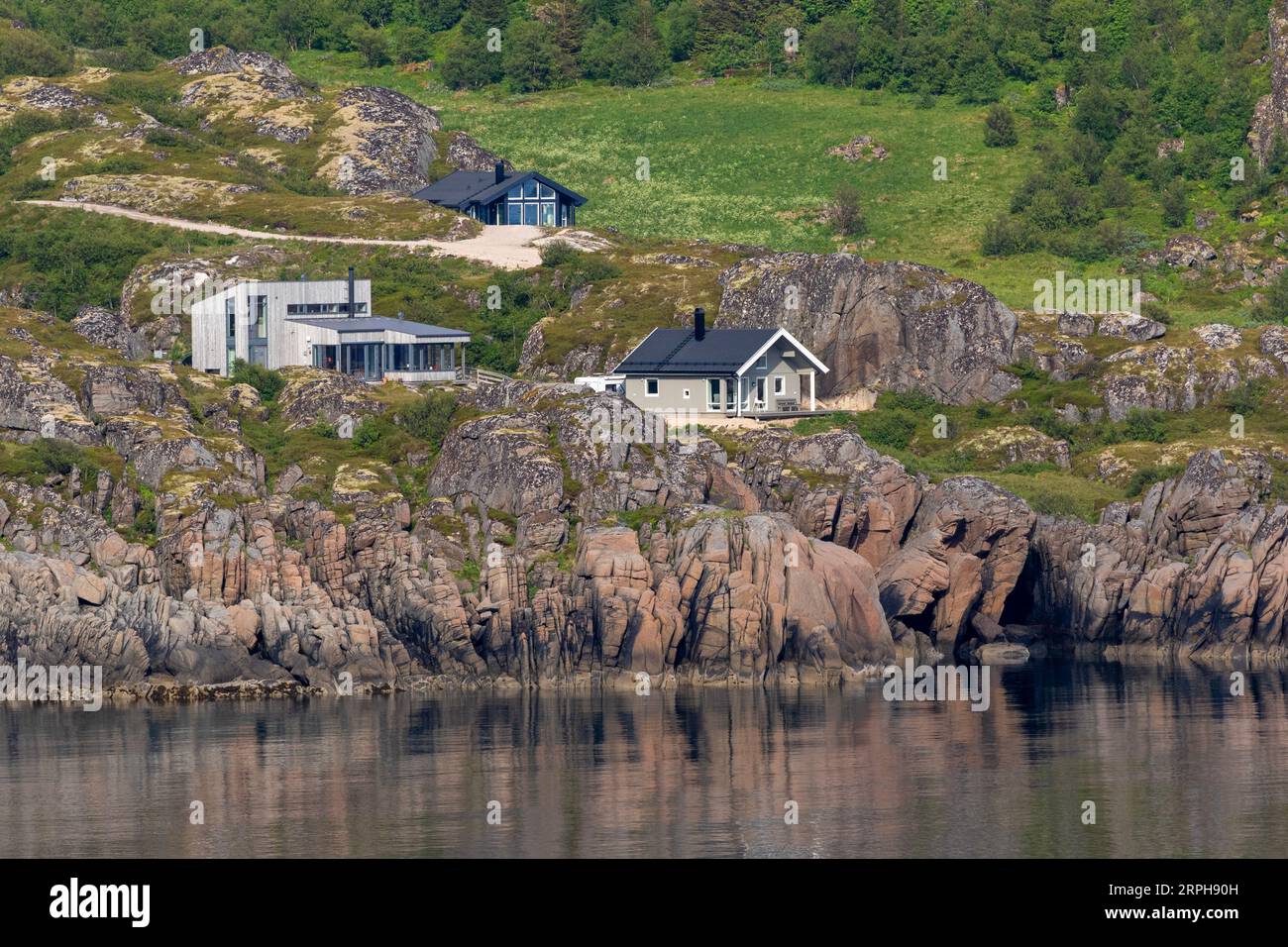 Mortsund, Lofoten Islands, Nordland County, Norway Stock Photo - Alamy