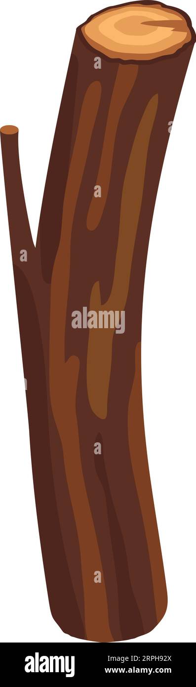 Cartoon trunk. Wood cut. Carpentry timber icon Stock Vector Image & Art ...