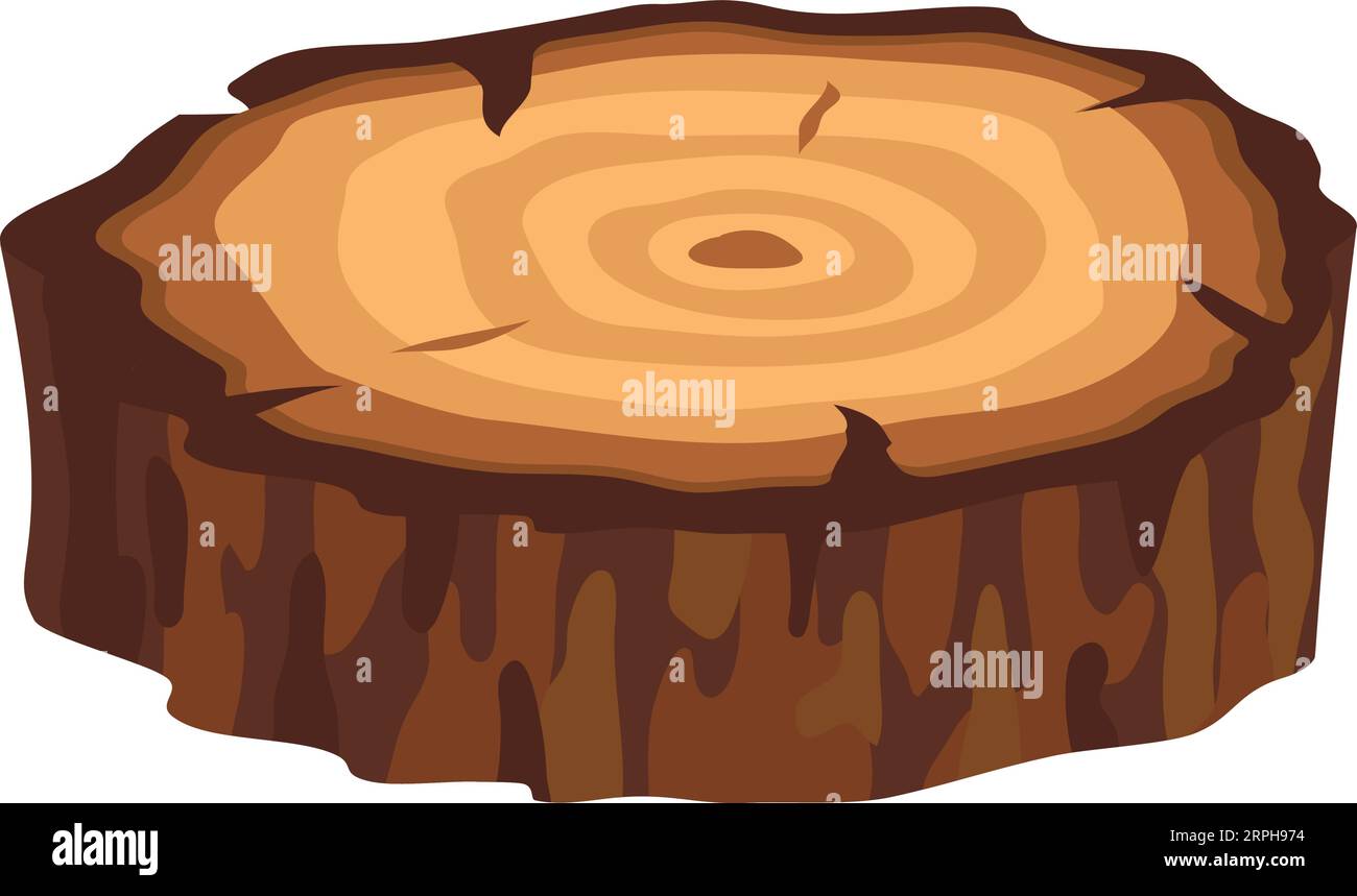 Wooden trunk cut with yearly circles. Tree age Stock Vector Image & Art ...