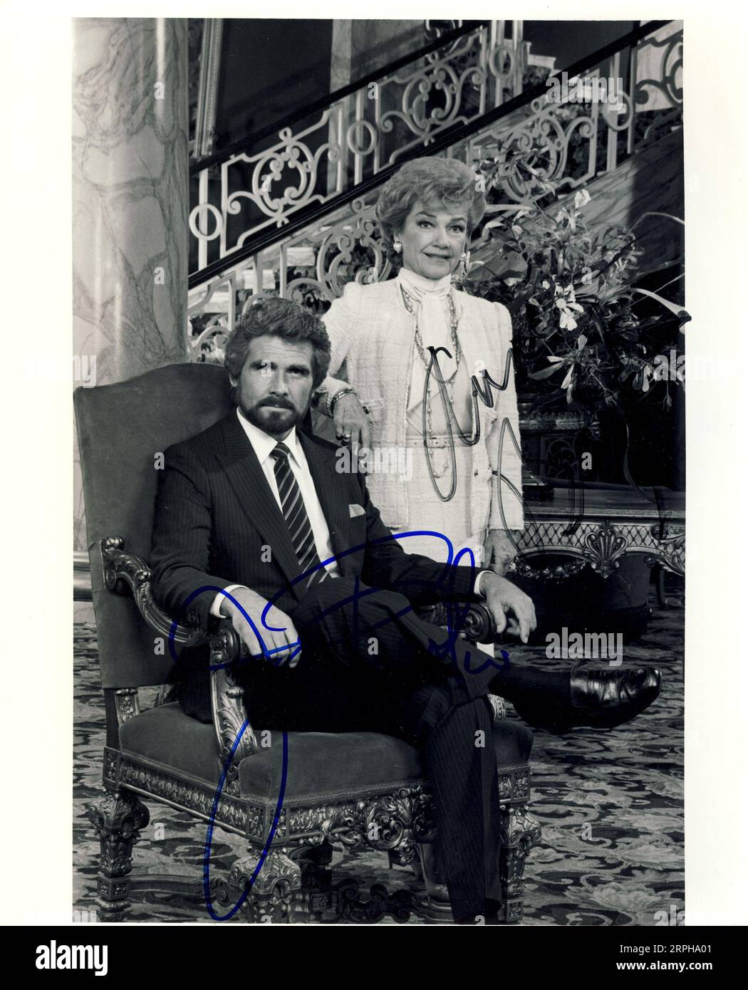 HOTEL TV Series JAMES BROLIN Connie Sellecca Stock Photo - Alamy