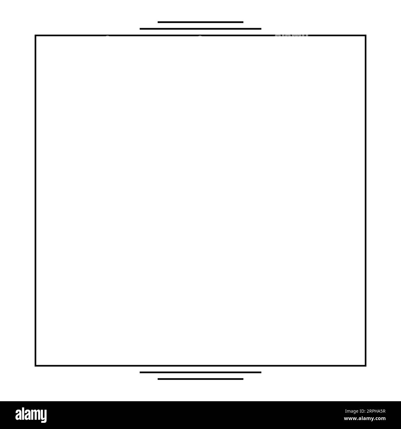 Social media announcement post template. Square content template Stock ...