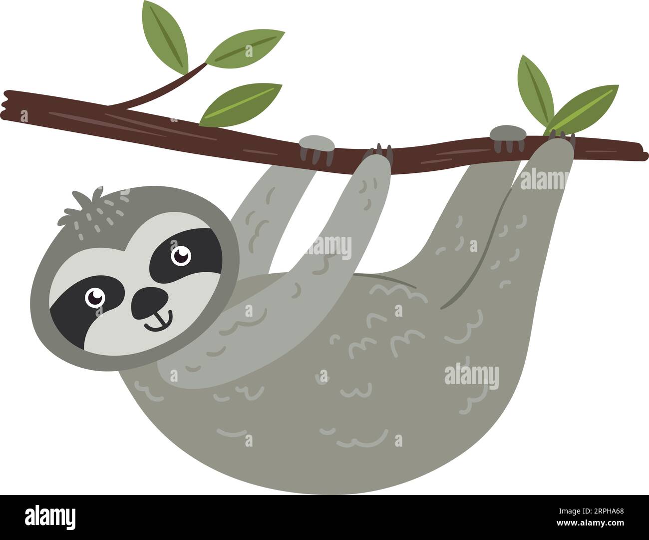 Sloth drawing Cut Out Stock Images & Pictures - Alamy