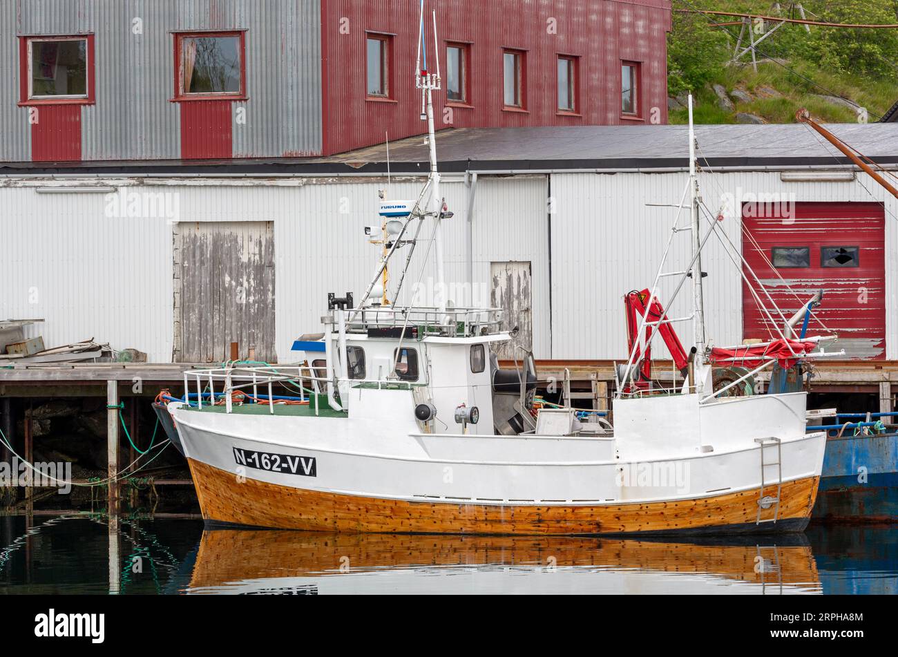 Ballstad fishing village, Lofoten Islands, Nordland County, Norway ...