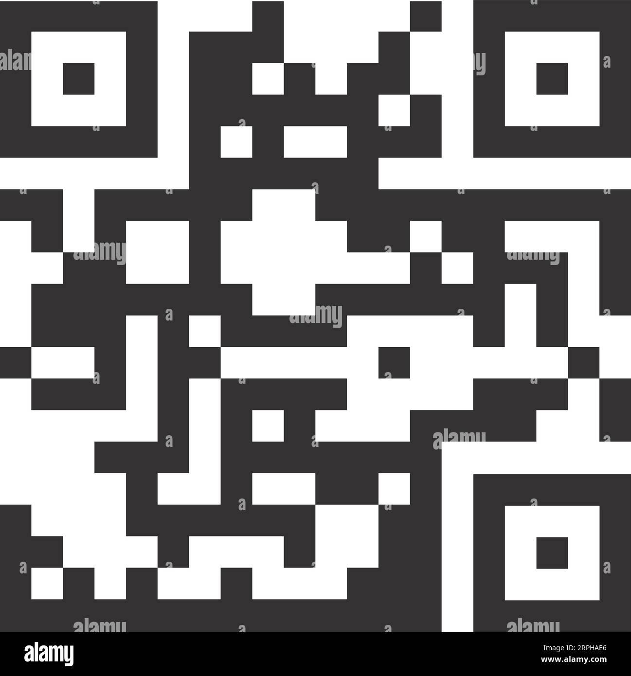 Scanning code template. Qr data matrix logo Stock Vector Image & Art - Alamy