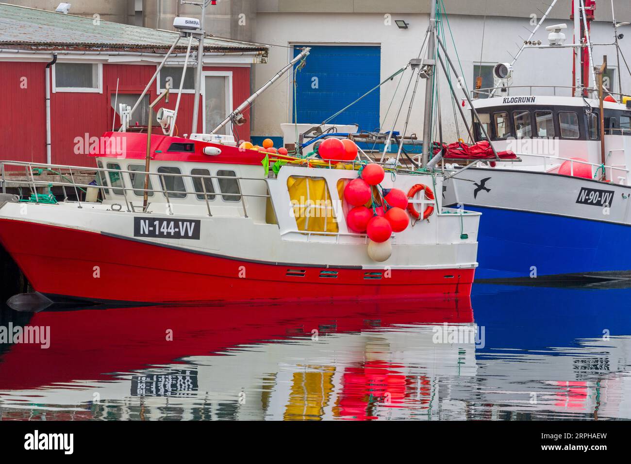 Ballstad fishing village, Lofoten Islands, Nordland County, Norway ...