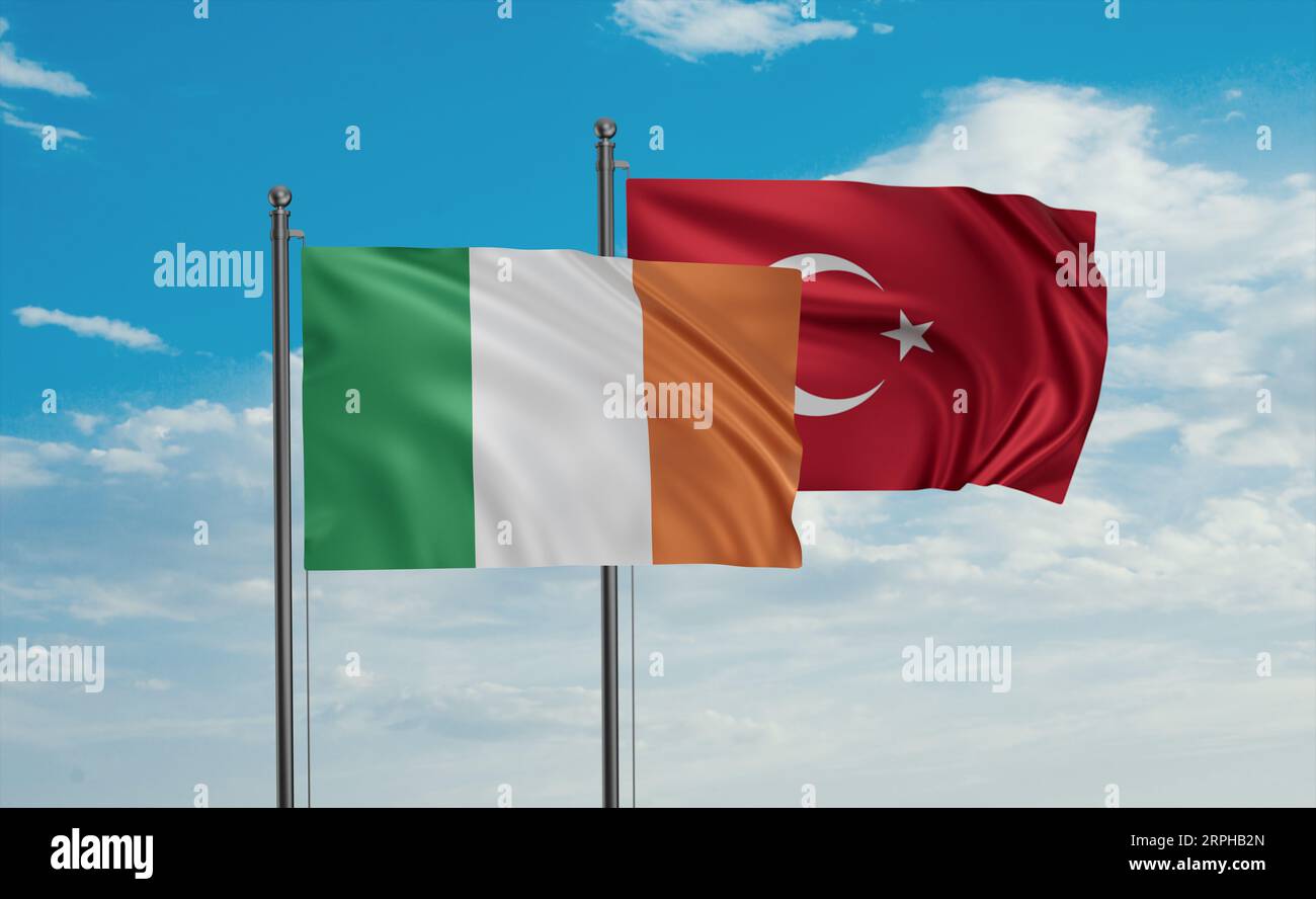 Turkey ireland flags hi-res stock photography and images - Alamy