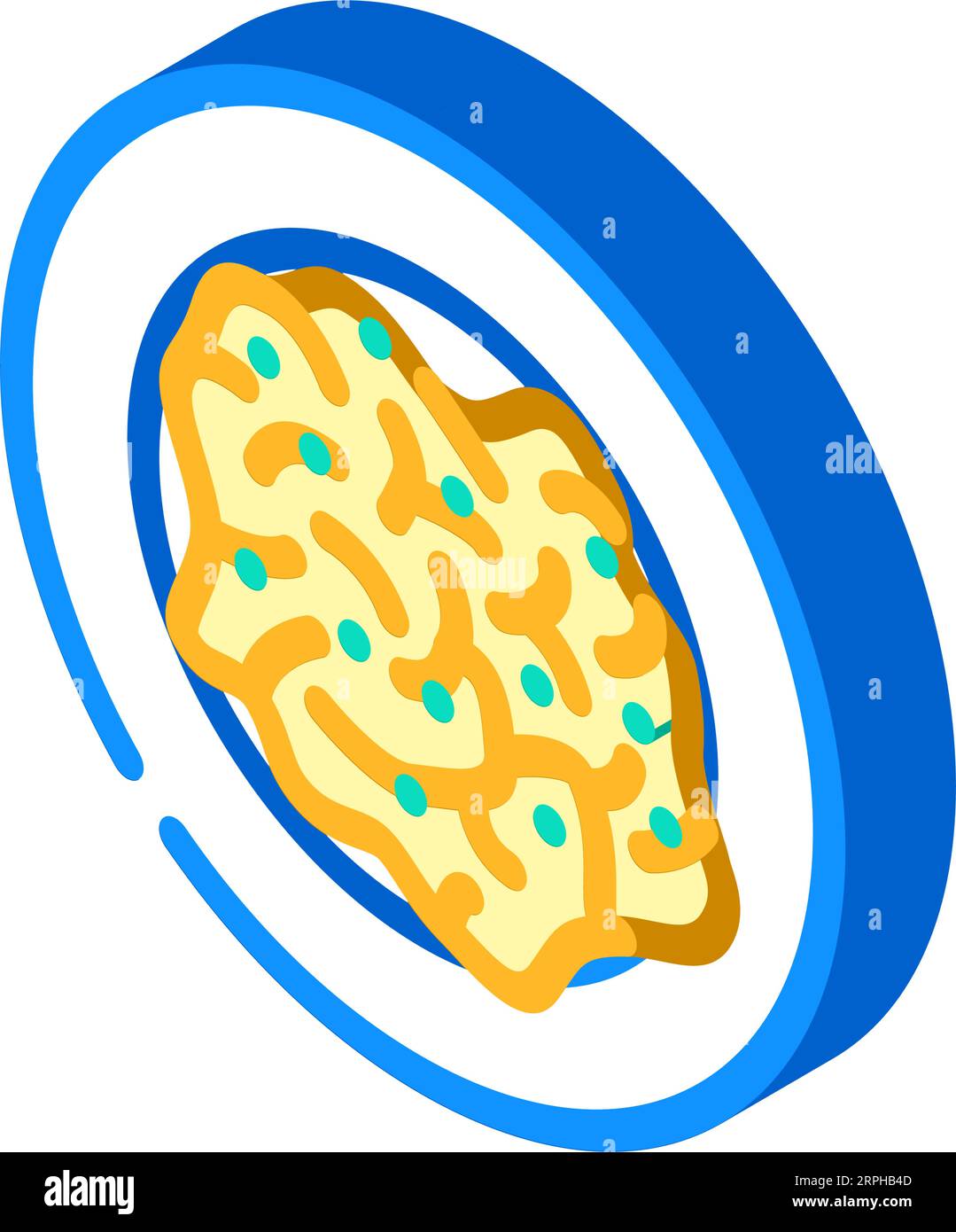 egg scramble isometric icon vector illustration Stock Vector Image ...