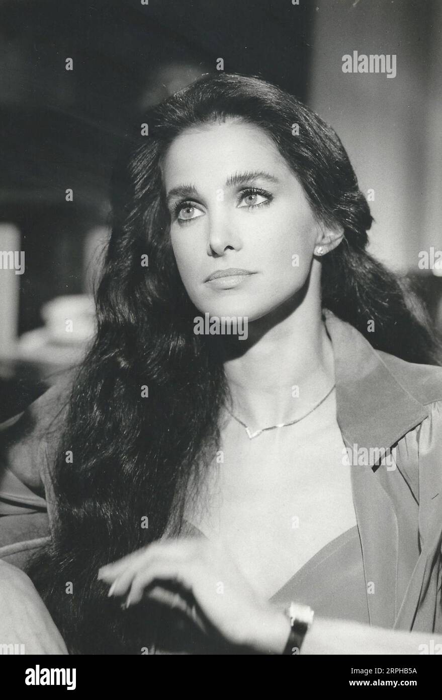 HOTEL TV Series JAMES BROLIN Connie Sellecca Stock Photo - Alamy