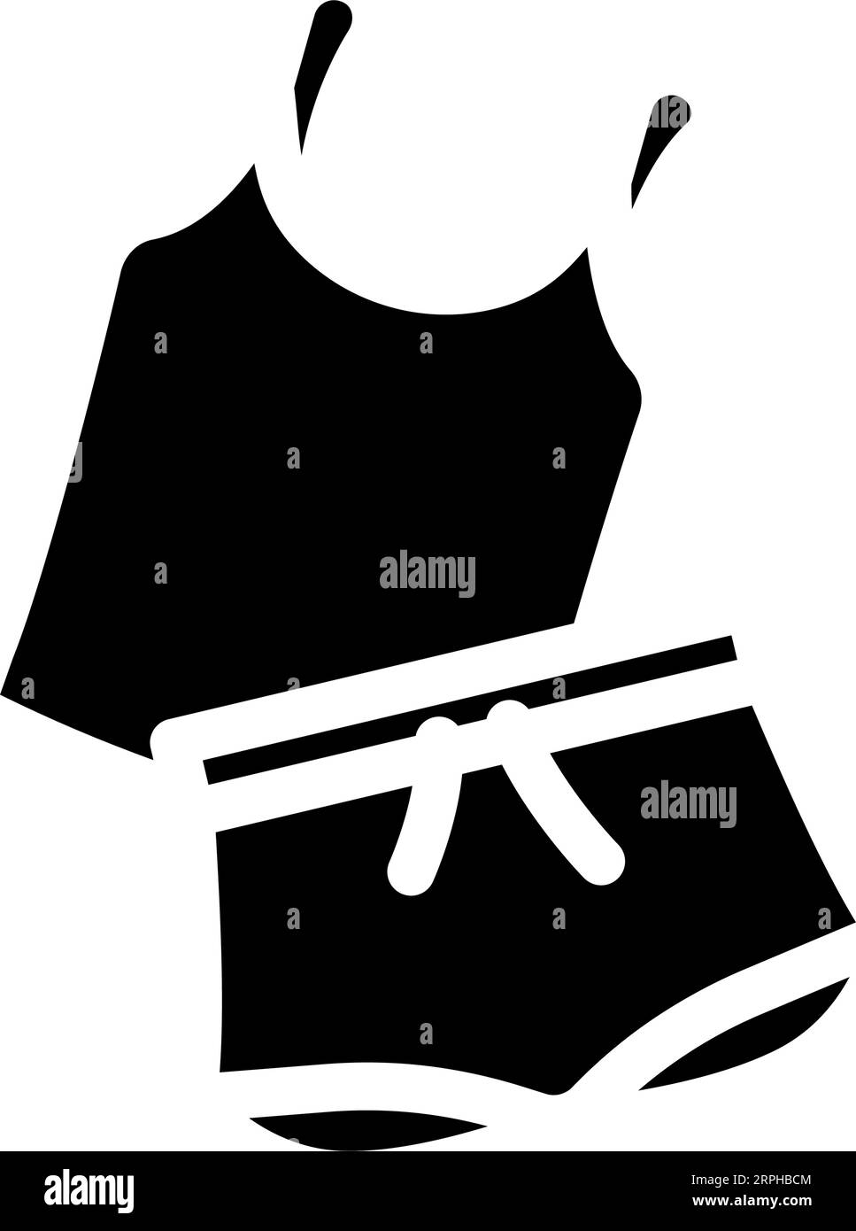sleepwear hygiene glyph icon vector illustration Stock Vector Image ...