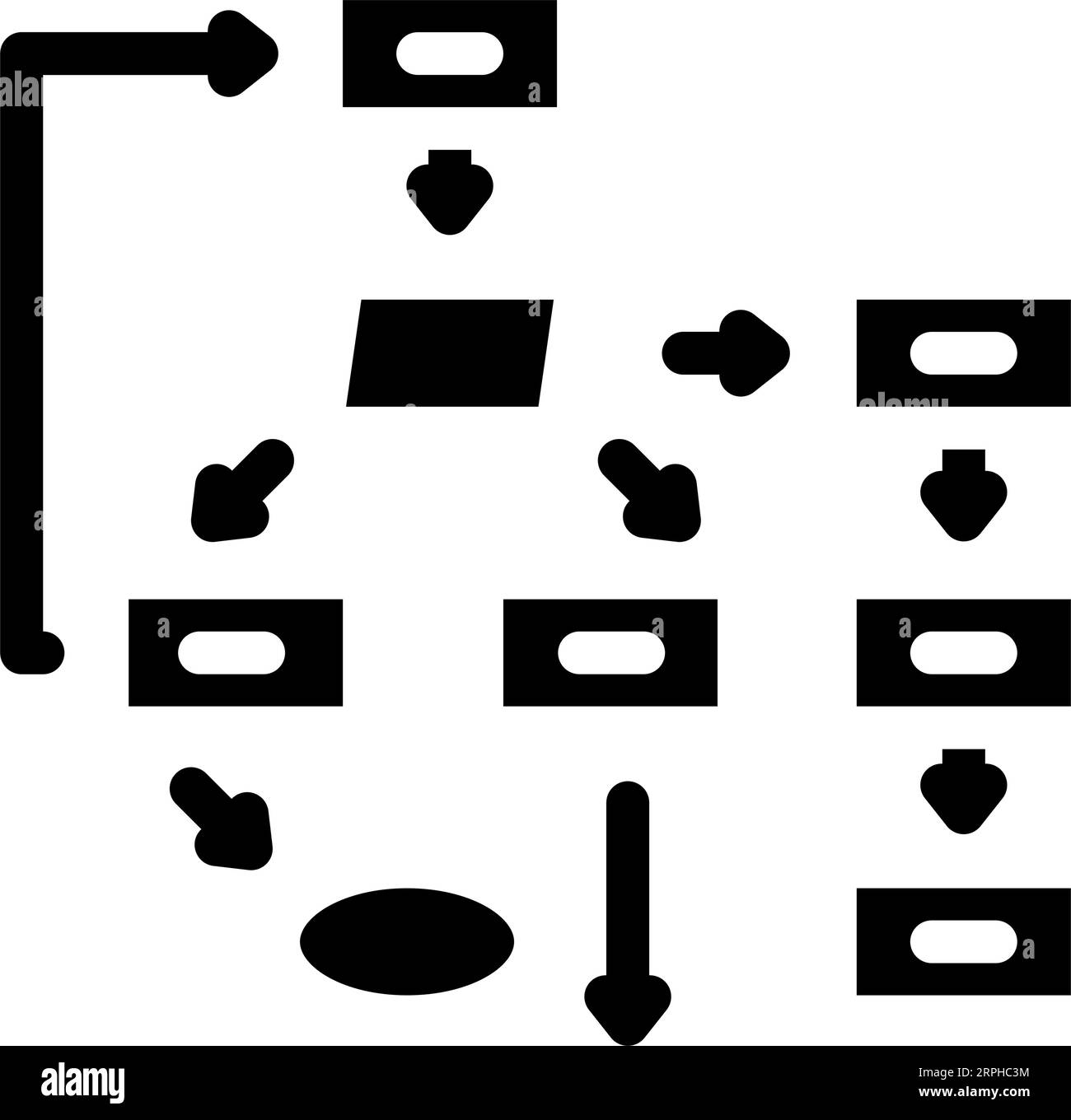 software prototyping glyph icon vector illustration Stock Vector Image ...