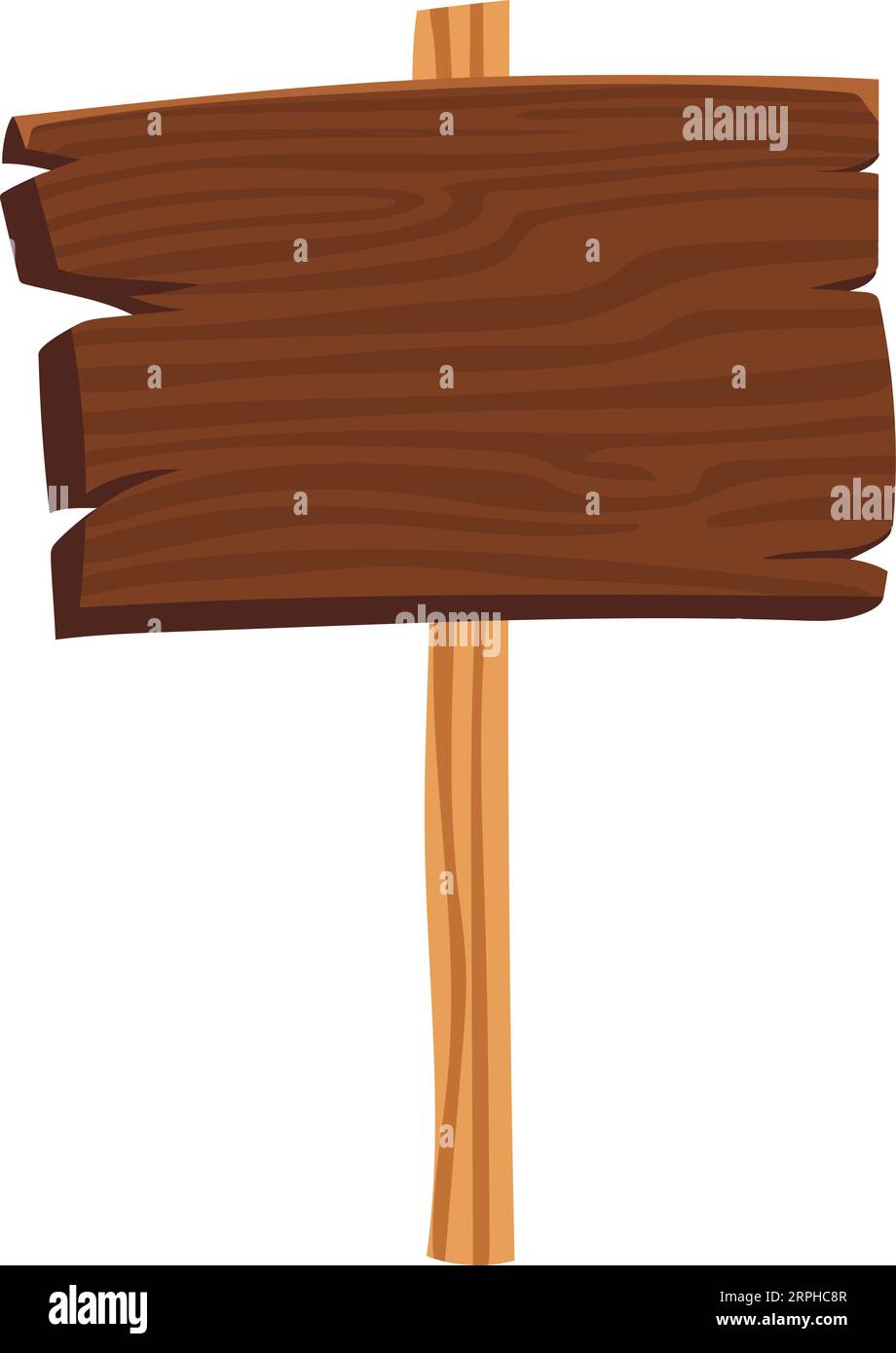 Wooden signpost in rural style. Village direction board Stock Vector ...