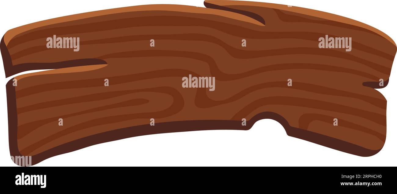 Wooden signboard template. Cartoon timber rustic board Stock Vector ...