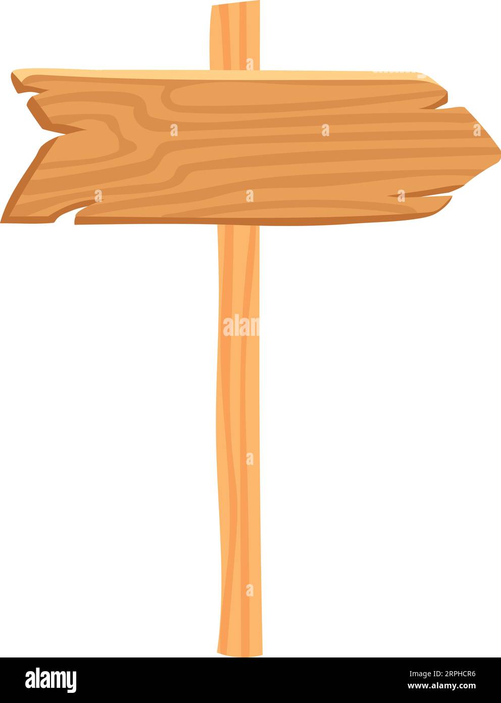 Wooden direction pointer. Cartoon arrow plank board Stock Vector Image ...