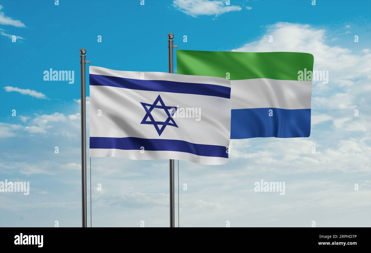 Israel sierra leone flag hi-res stock photography and images - Alamy