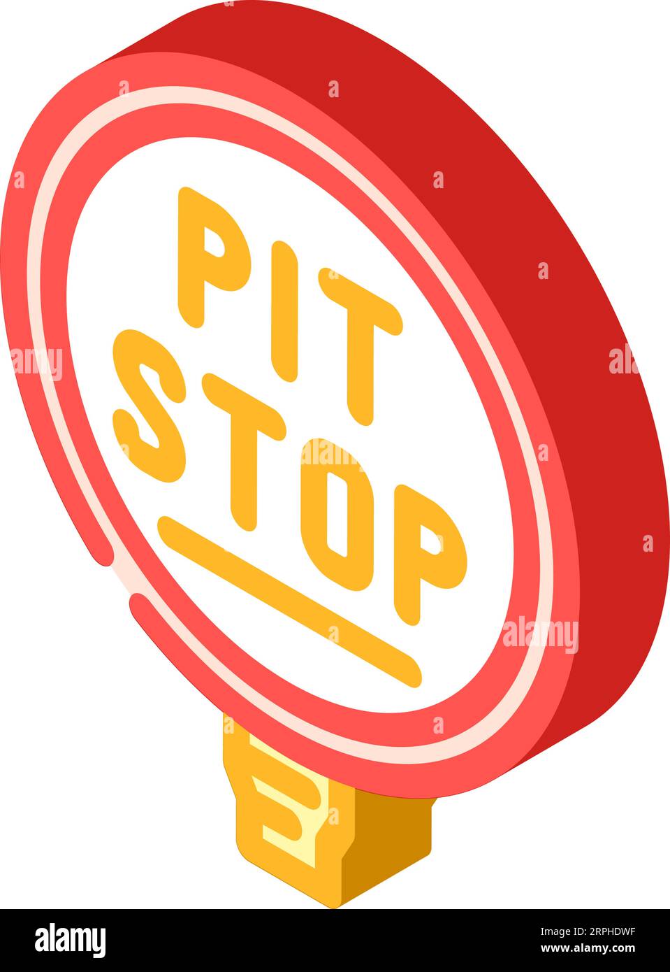 Night pit stop Stock Vector Images - Alamy