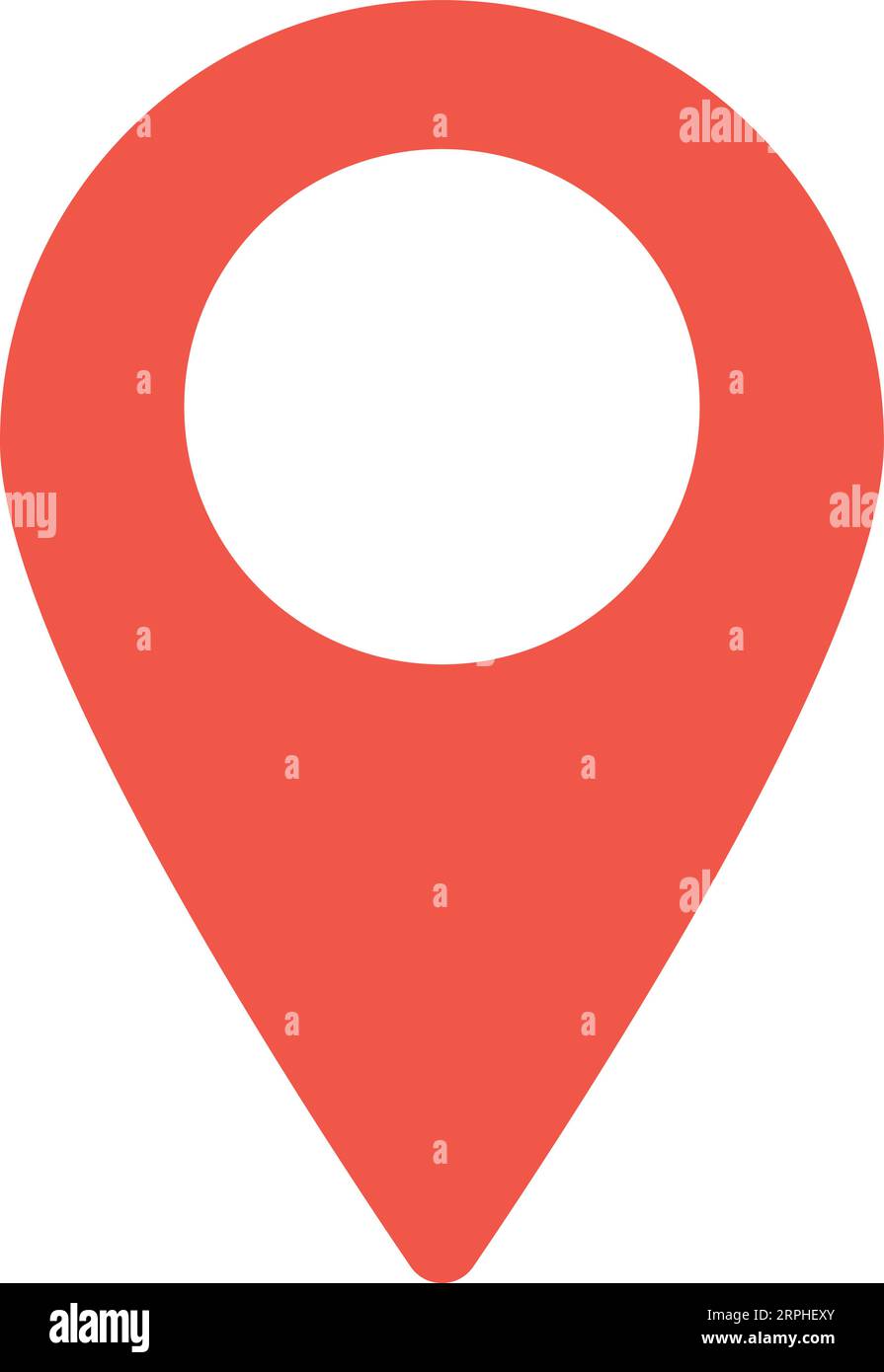 Red geo pin. Location symbol. Destination icon Stock Vector Image & Art - Alamy