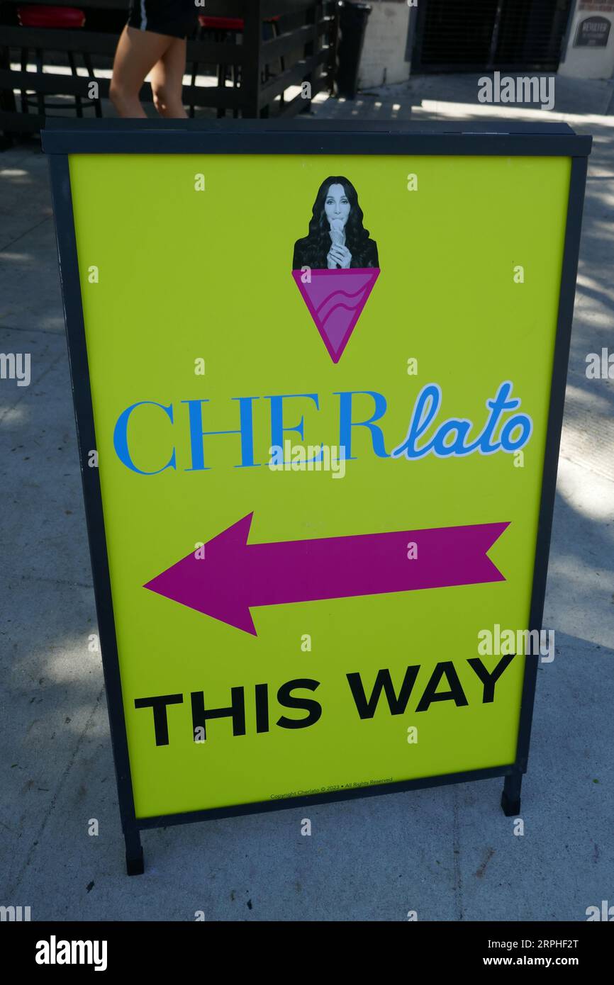 West Hollywood, California, USA 3rd September 2023 Singer Cher Cherlato ...