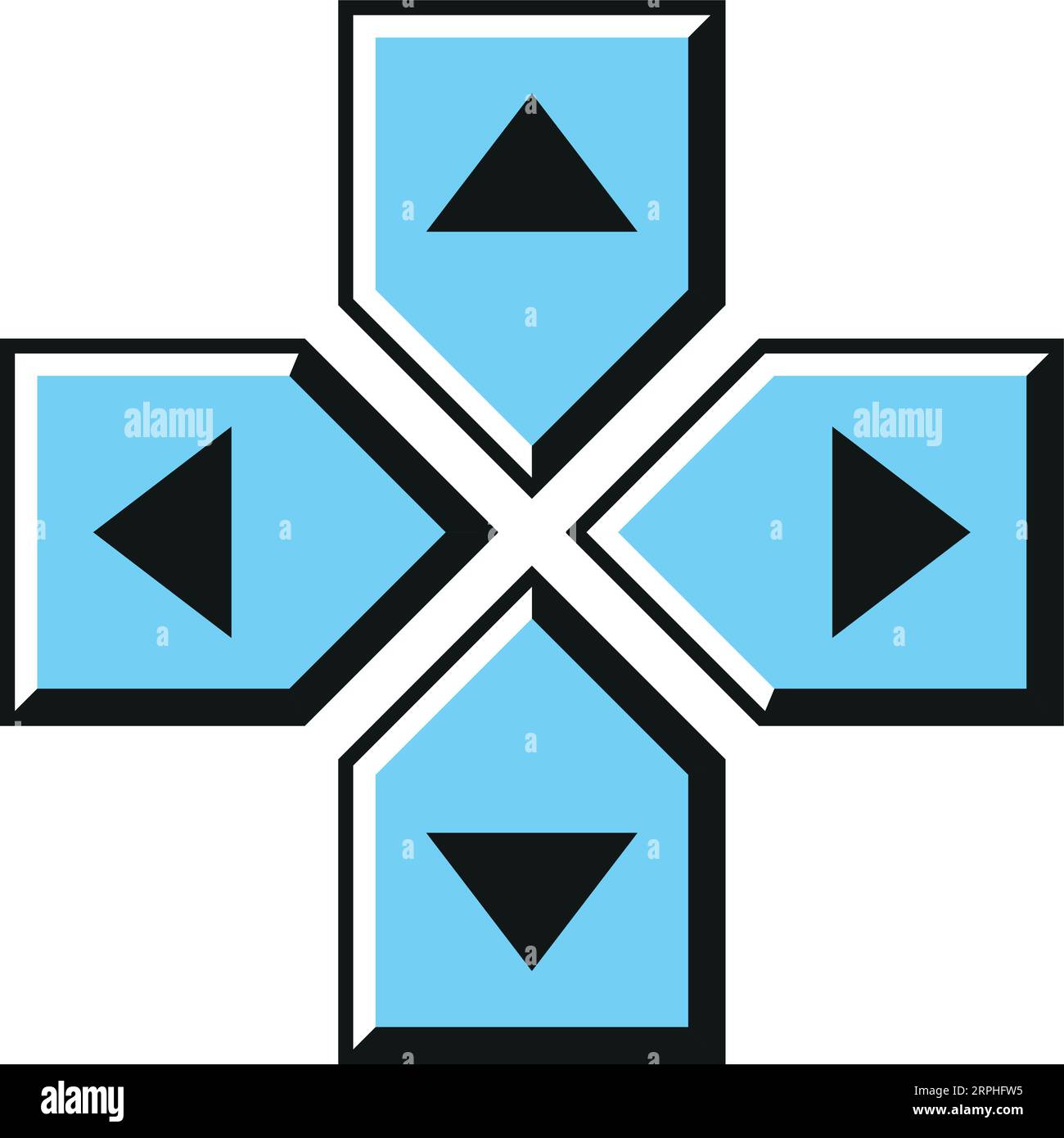 Blue buttons with arrows hi-res stock photography and images - Alamy