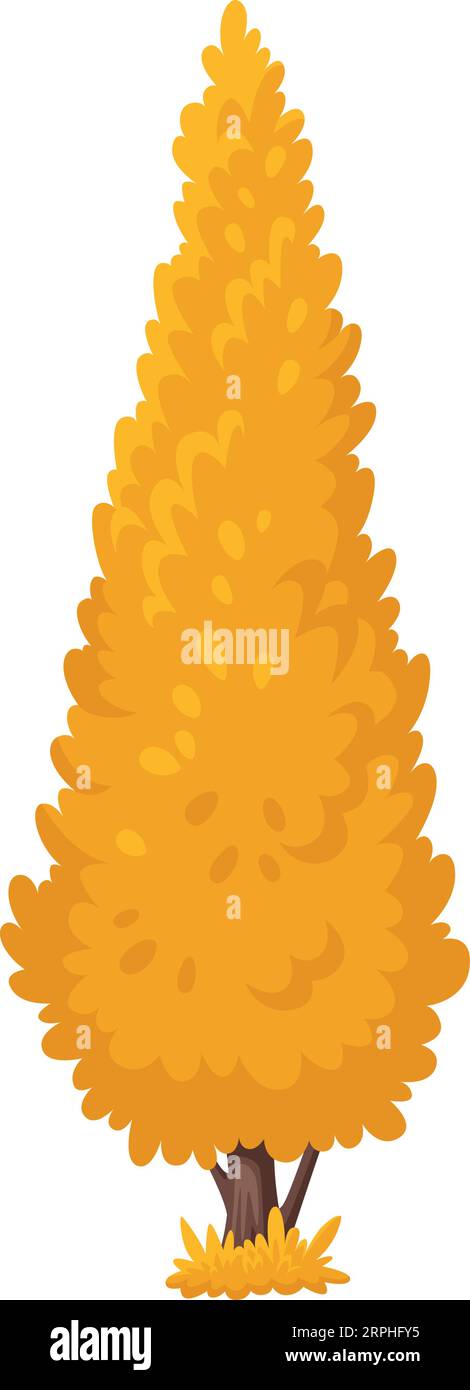 Orange stylized leaves cartoon Cut Out Stock Images & Pictures - Alamy