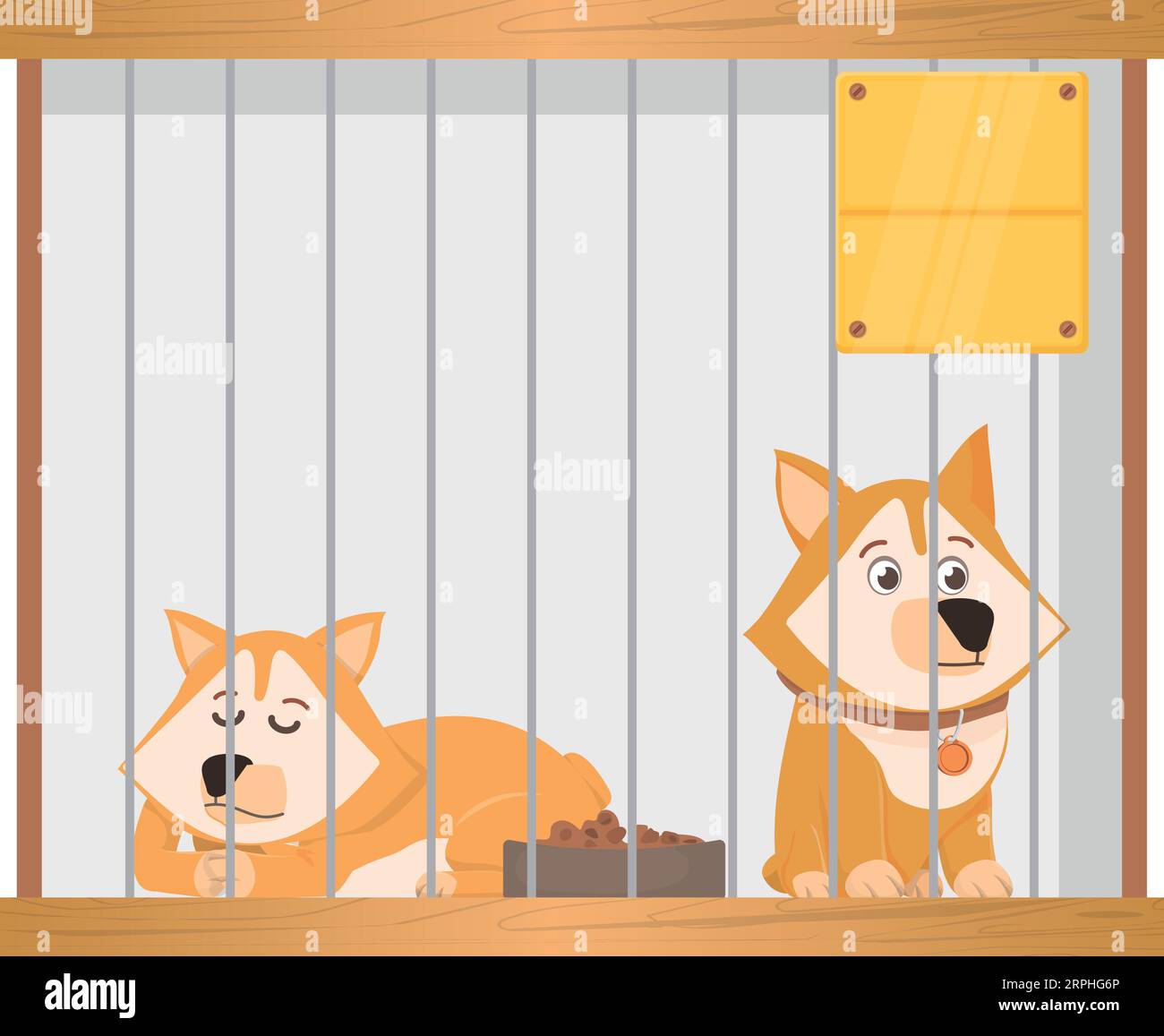 Animaux Tristes En Cage