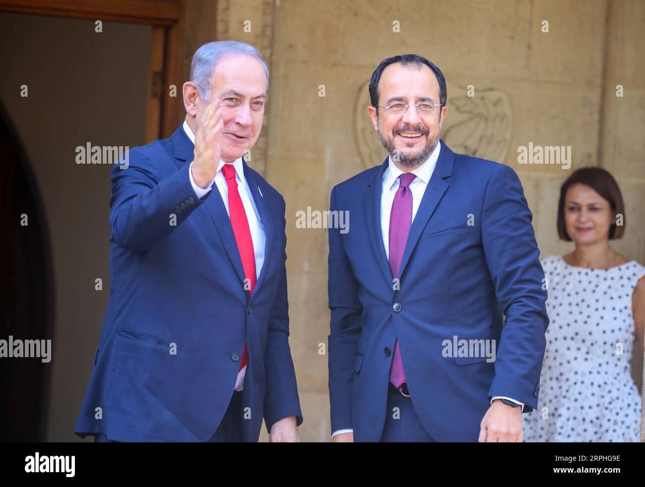 Nicosia, Cyprus. 4th Sep, 2023. Cypriot President Nikos Christodoulides ...