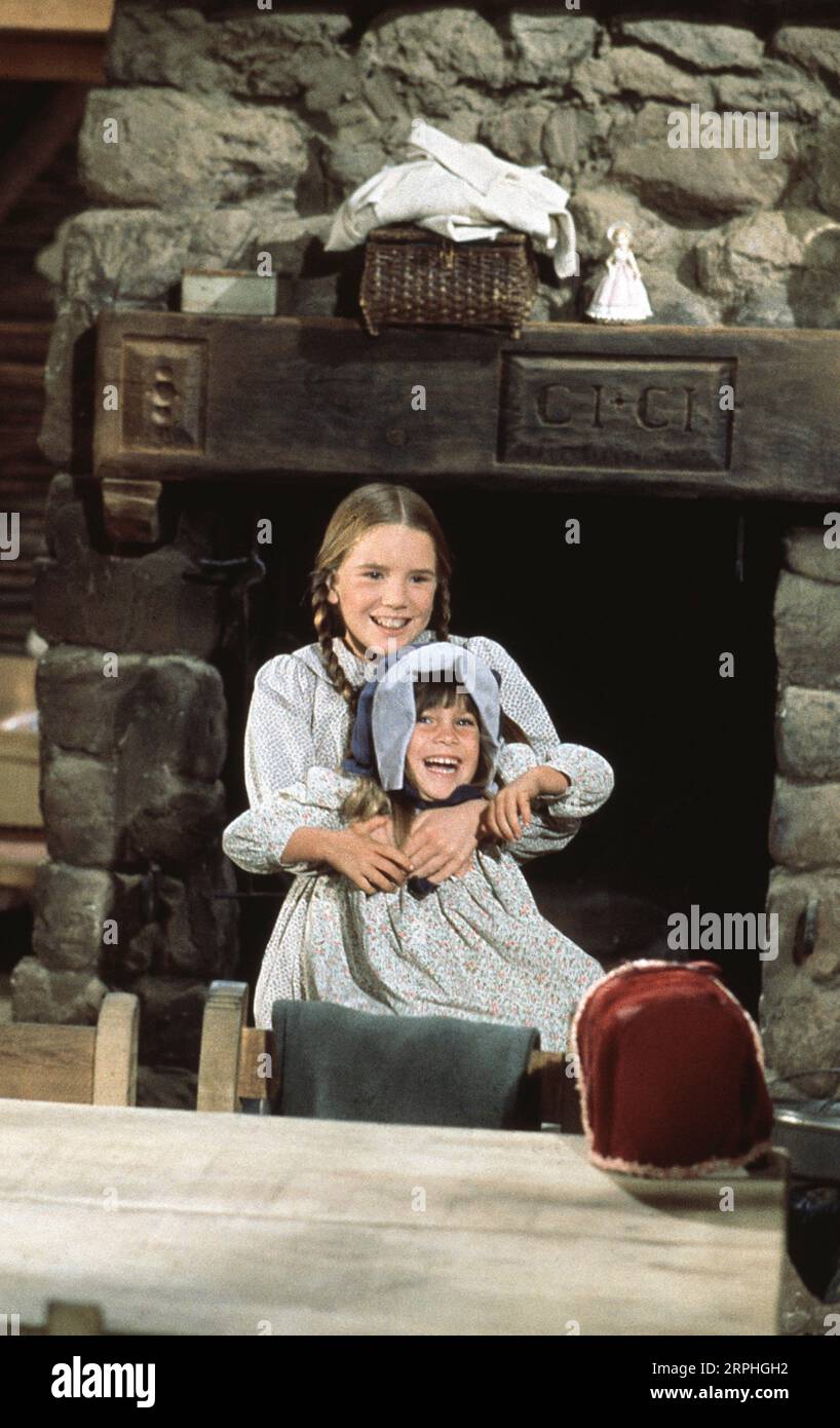 LITTLE HOUSE on the PRAIRIE Michael Landon Melissa Gilbert Stock Photo ...