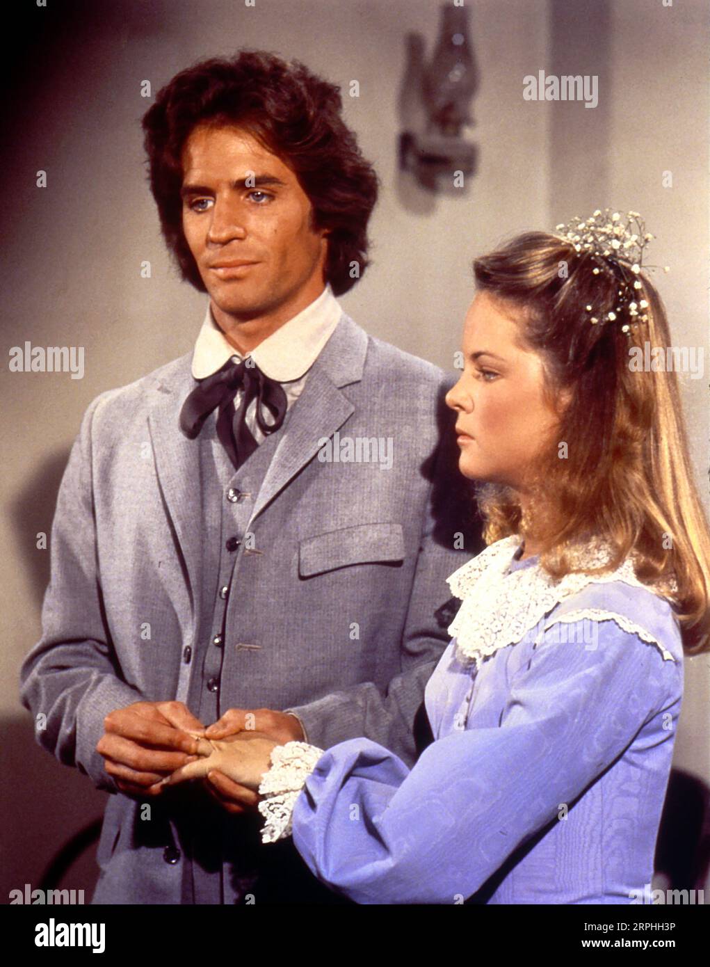 LITTLE HOUSE on the PRAIRIE Michael Landon Melissa Gilbert Stock Photo ...