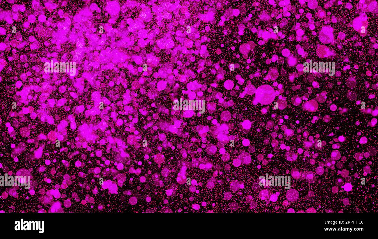 Abstract violet particles. Computer generated 3d render Stock Photo - Alamy