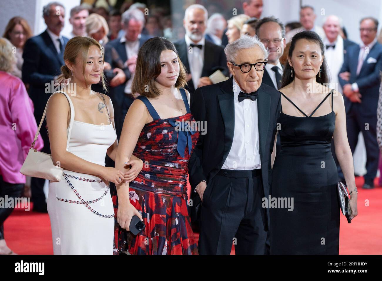 Lido di Venezia, Italy, september 4, 2023 - Woody Allen, Soon-Yi Previn ...