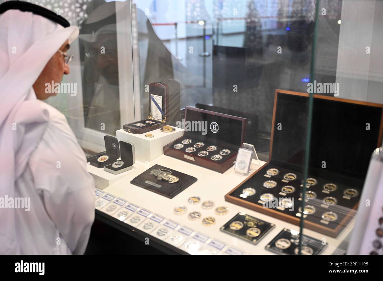 Capital Governorate, Kuwait. 4th Sep, 2023. A man visits the ...