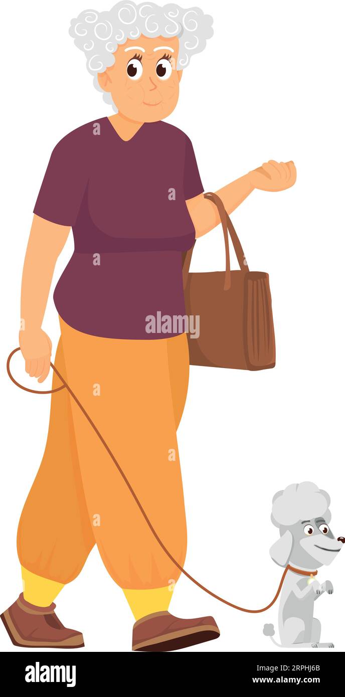 Retired happy retirement dog Stock Vector Images - Alamy