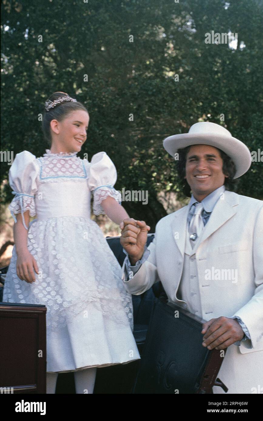 LITTLE HOUSE on the PRAIRIE Michael Landon Melissa Gilbert Stock Photo ...