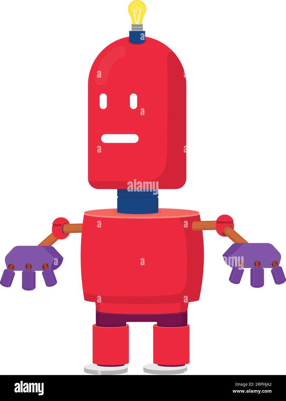 Vintage toy robot Stock Vector Images - Alamy
