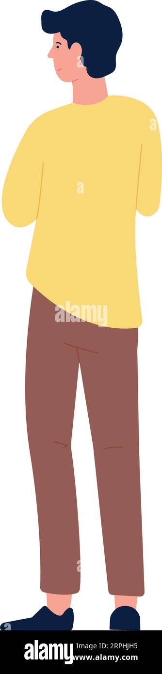 Model look to the left Stock Vector Images - Alamy