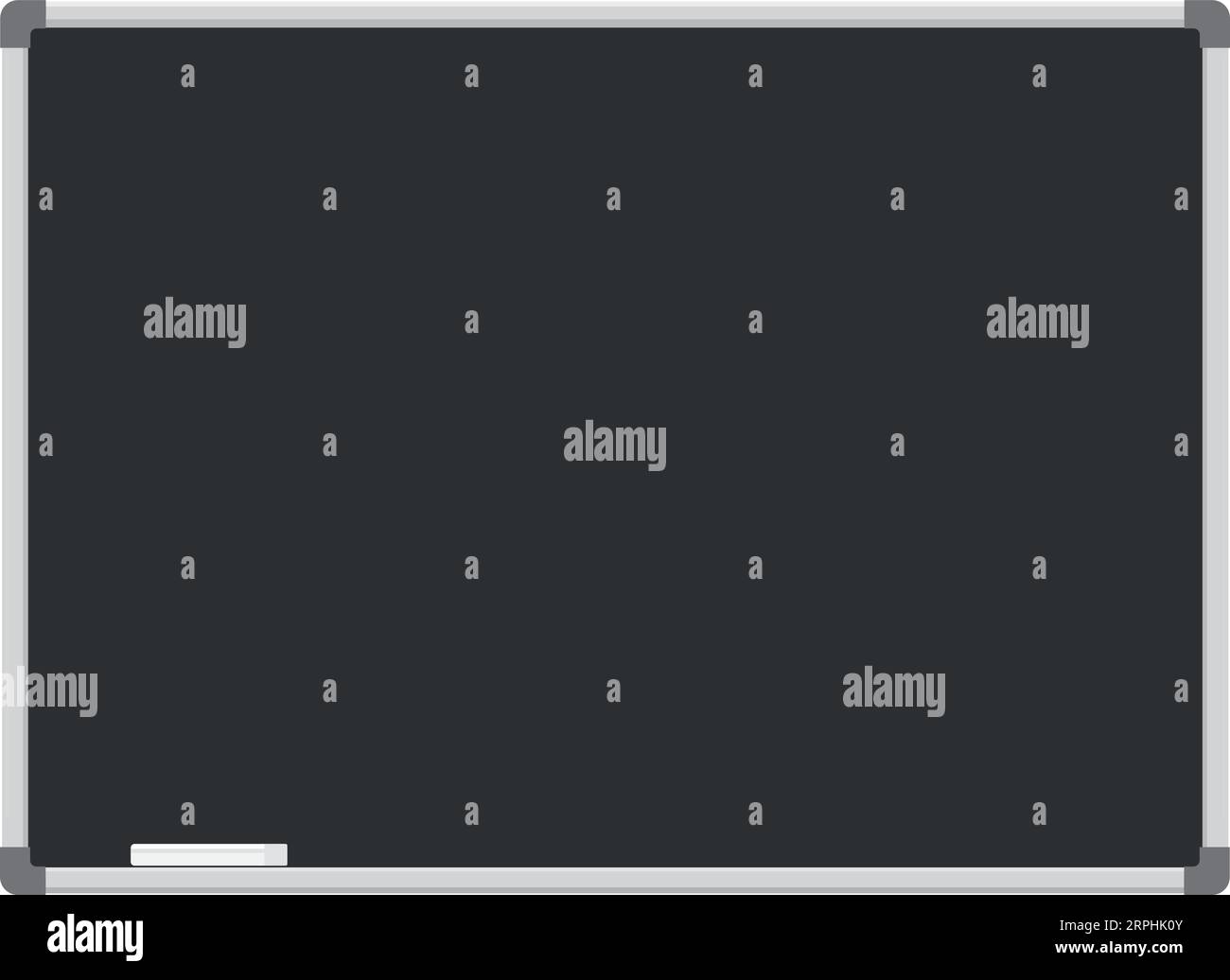 School chalkboard. Empty blackboard. Classroom board template Stock ...
