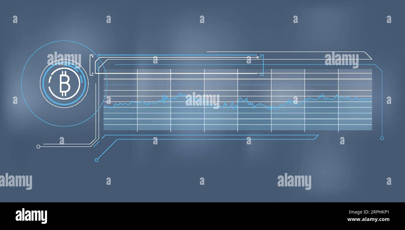 Bitcoin graph icon simple Stock Vector Images - Alamy
