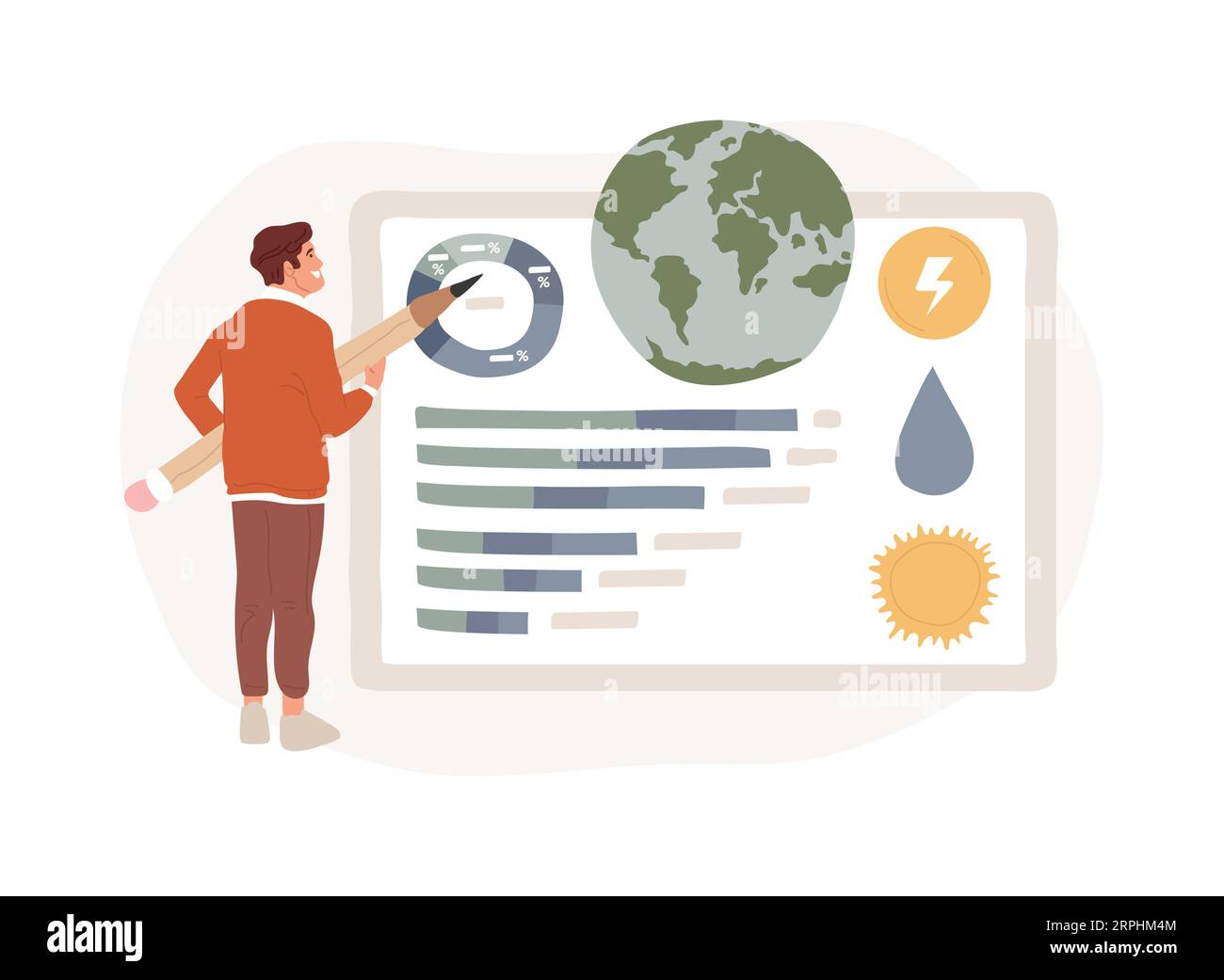 Management of resources isolated concept vector illustration. Economics ...