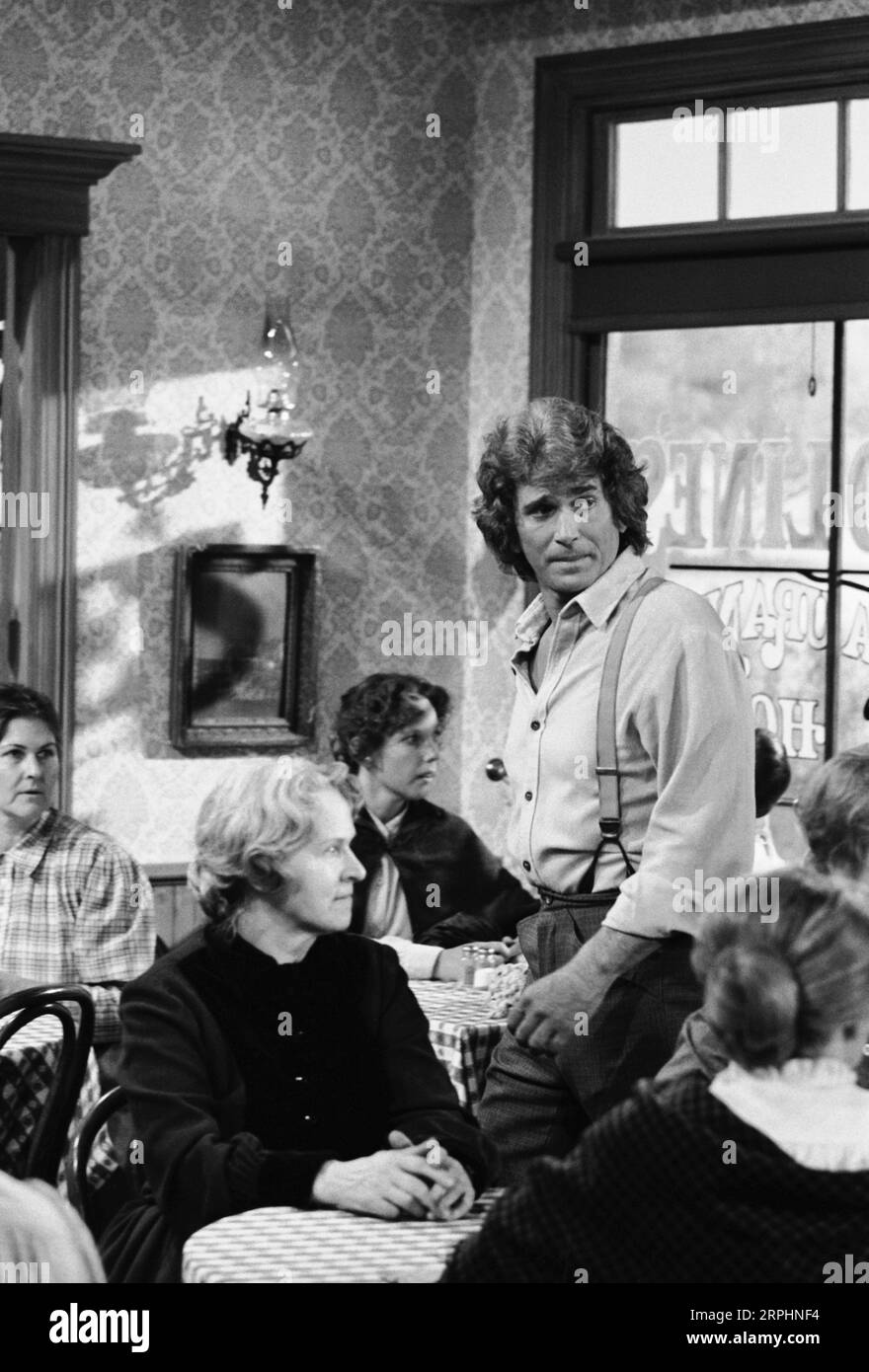 LITTLE HOUSE on the PRAIRIE Michael Landon Melissa Gilbert Stock Photo ...