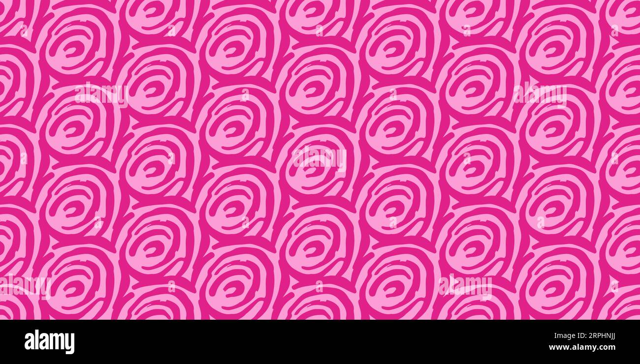 Barbie background. Pink shape seamless pattern. Trendy Barbiecore Style ...