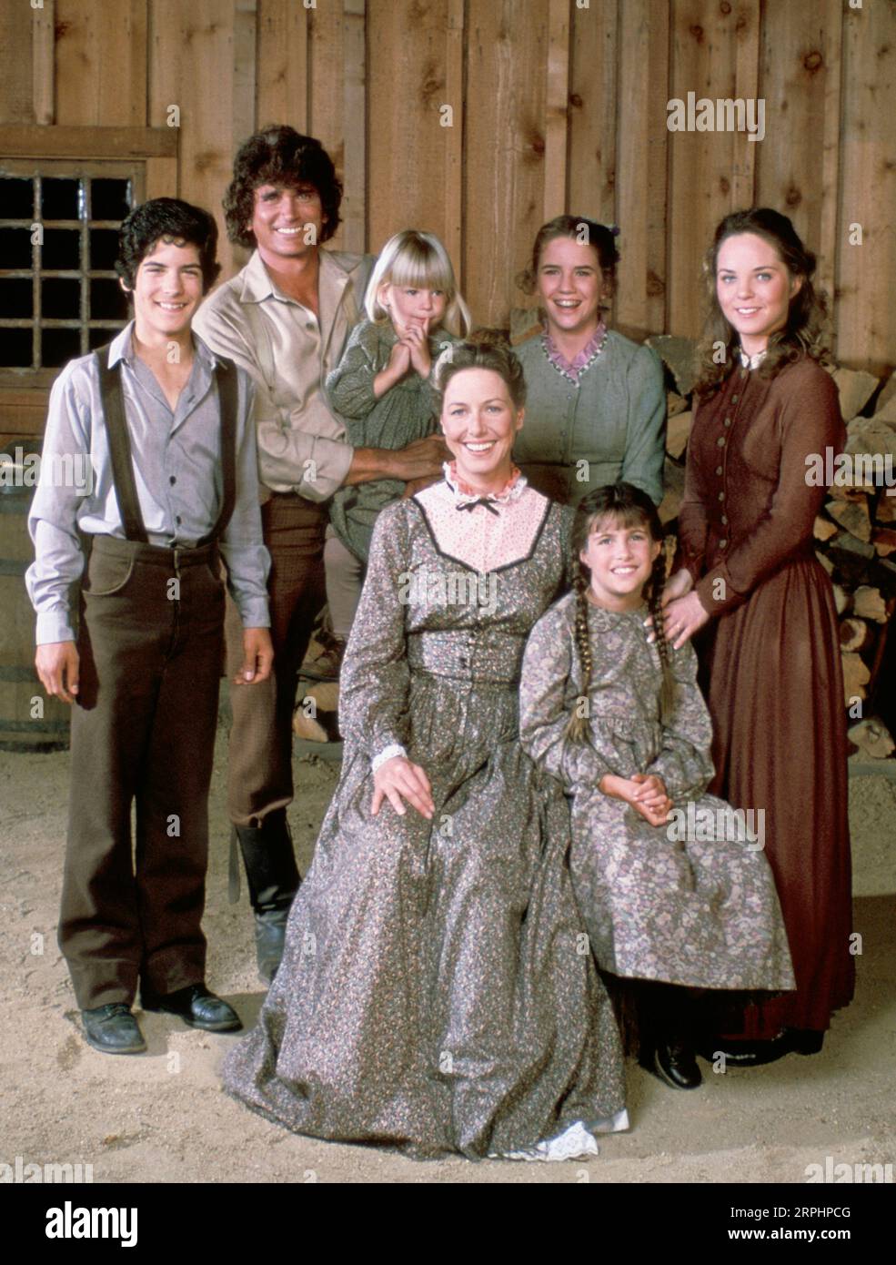 LITTLE HOUSE on the PRAIRIE Michael Landon Melissa Gilbert Stock Photo ...