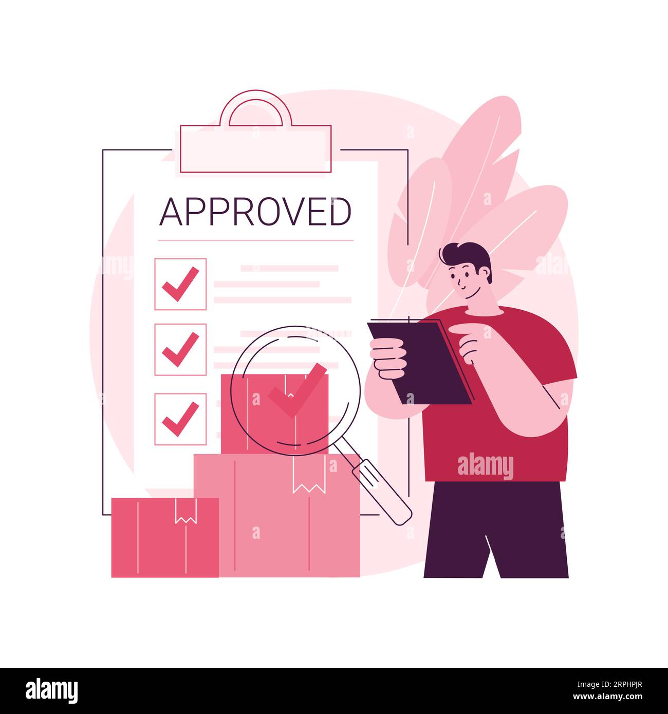 Product quality control abstract concept vector illustration. Product ...