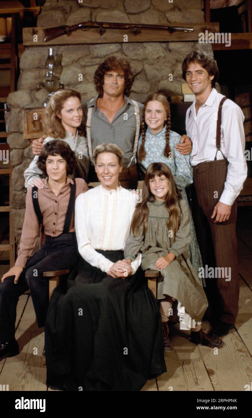 LITTLE HOUSE on the PRAIRIE Michael Landon Melissa Gilbert Stock Photo ...
