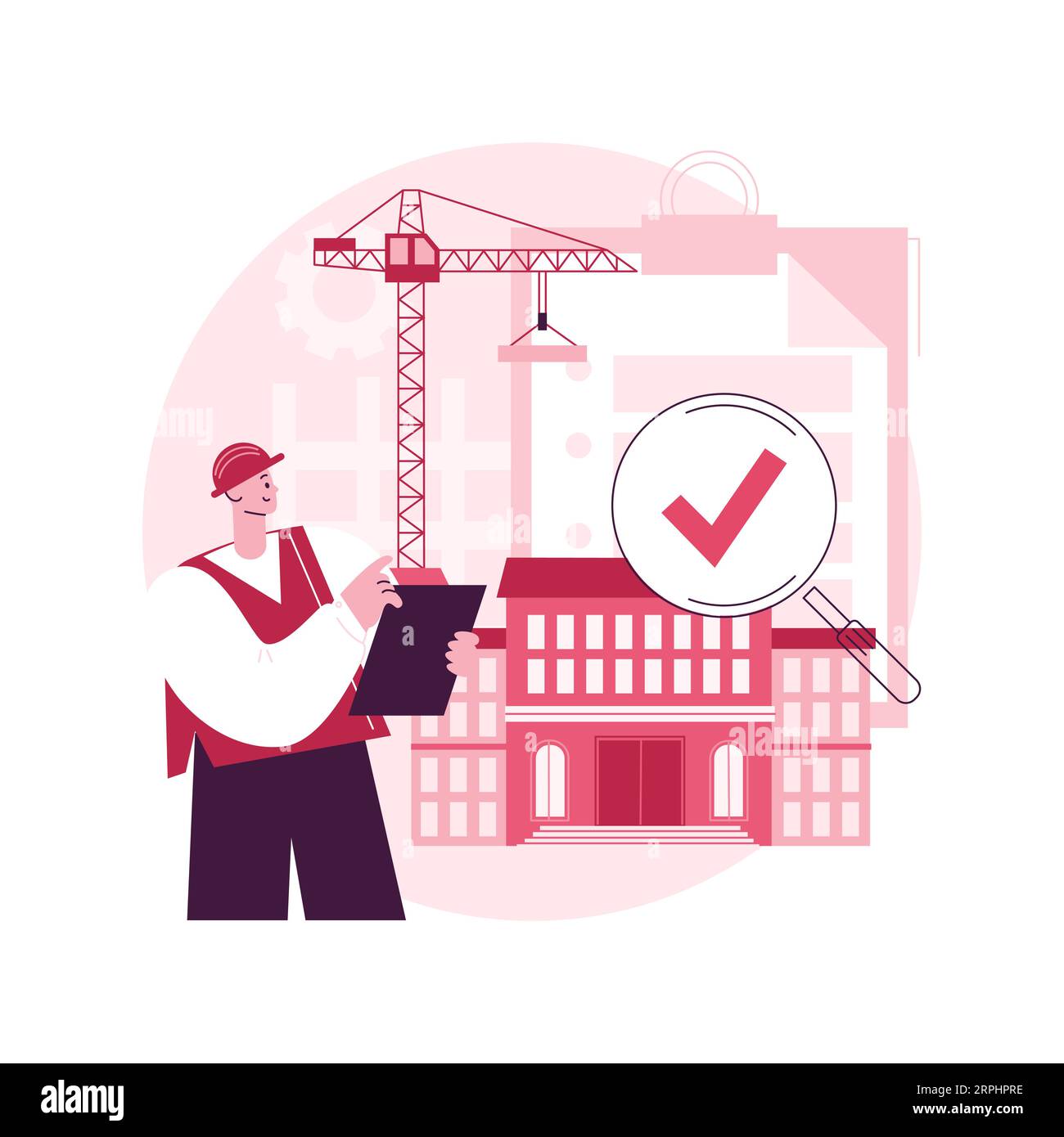 Building regulations abstract concept vector illustration. Building ...