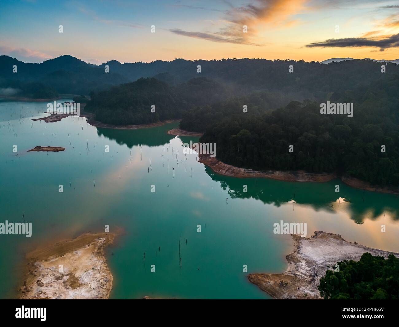 Pedu’s lake located at Kedah state of Malaysia Stock Photo - Alamy