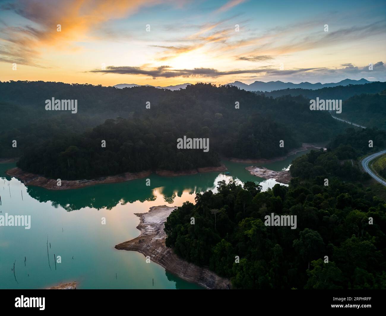 Pedu’s Lake located at Kedah state of Malaysia Stock Photo - Alamy