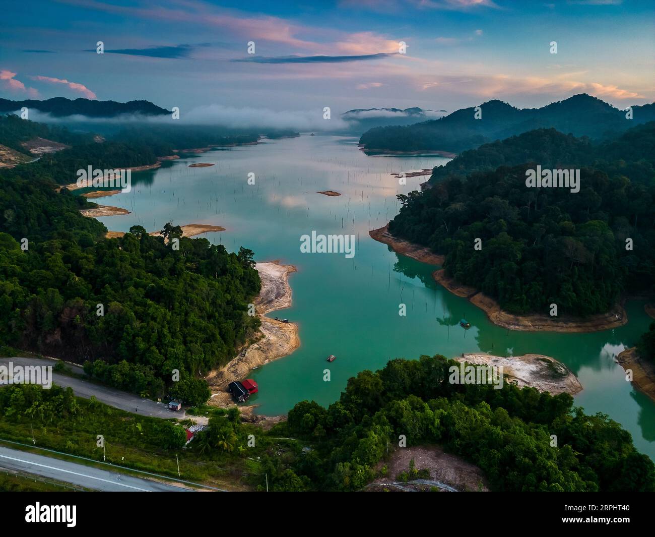 Pedu’s Lake located at Kedah state of Malaysia Stock Photo - Alamy