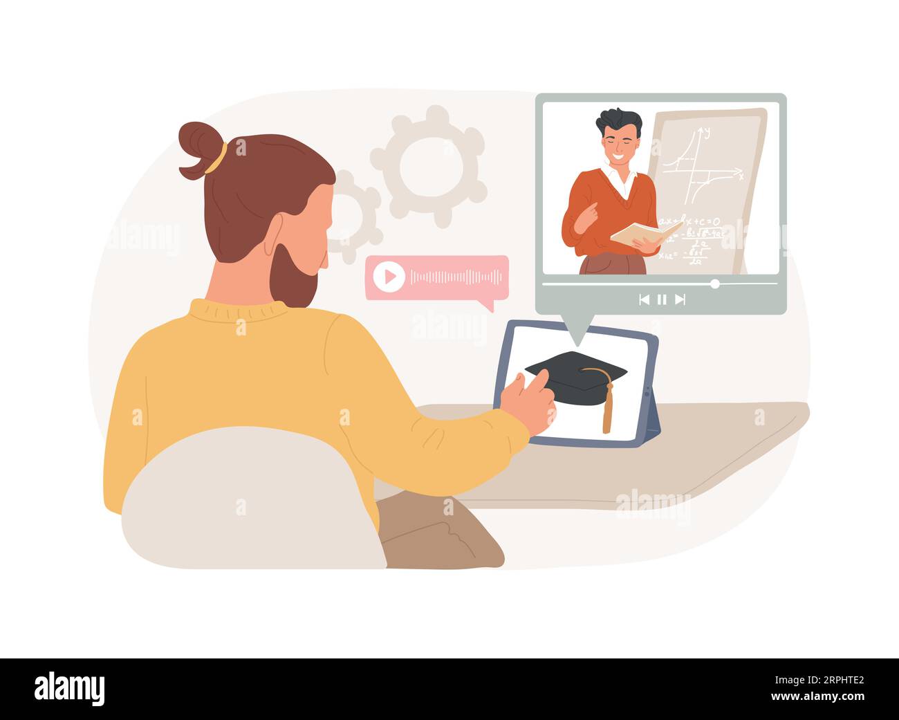 Video recording seminar Stock Vector Images - Alamy