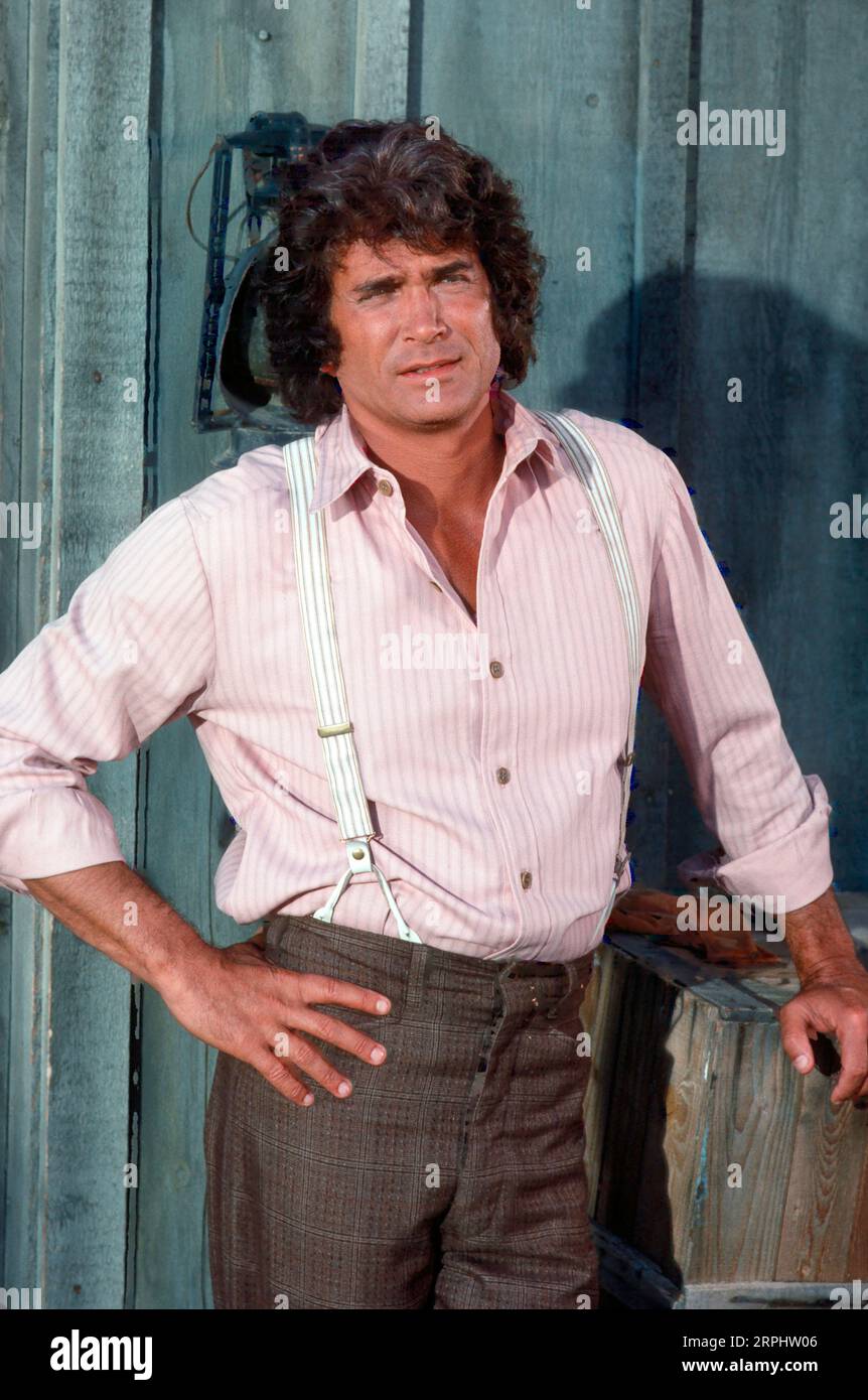 LITTLE HOUSE on the PRAIRIE Michael Landon Melissa Gilbert Stock Photo - Alamy
