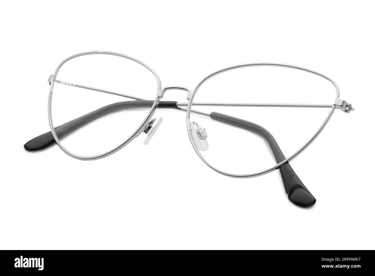 Silver glasses frame hi-res stock photography and images - Alamy