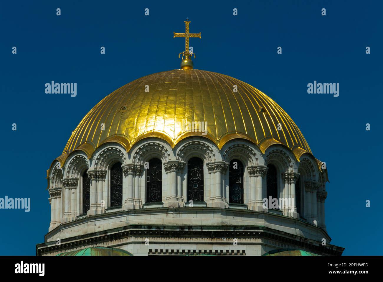 Alexander Nevsky Cathedral, a Bulgarian Orthodox cathedral built in Neo ...